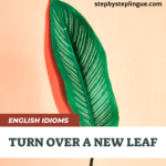 Turn over a new leaf - Step by Step Lingue