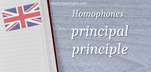 Homophones: Principle e principal - Step by Step Lingue