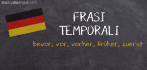 Le frasi temporali: bevor, vor, vorher, zuerst e früher - Step by Step ...